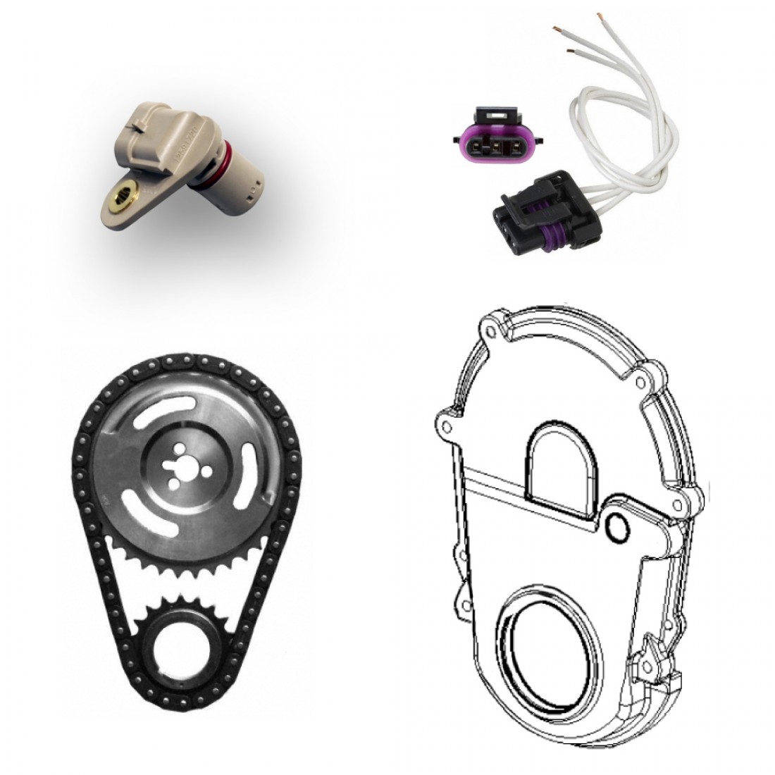 12575182-UPDATE - Camshaft Position Sensor Update Kit For 2001-2003 GM ...