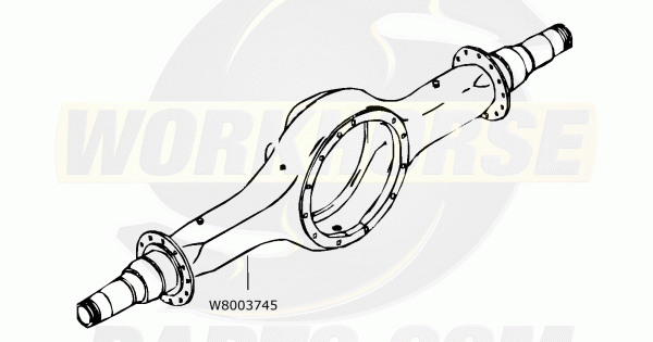 W8003745 - Workhorse W22 Rear Axle Housing - Workhorse Parts