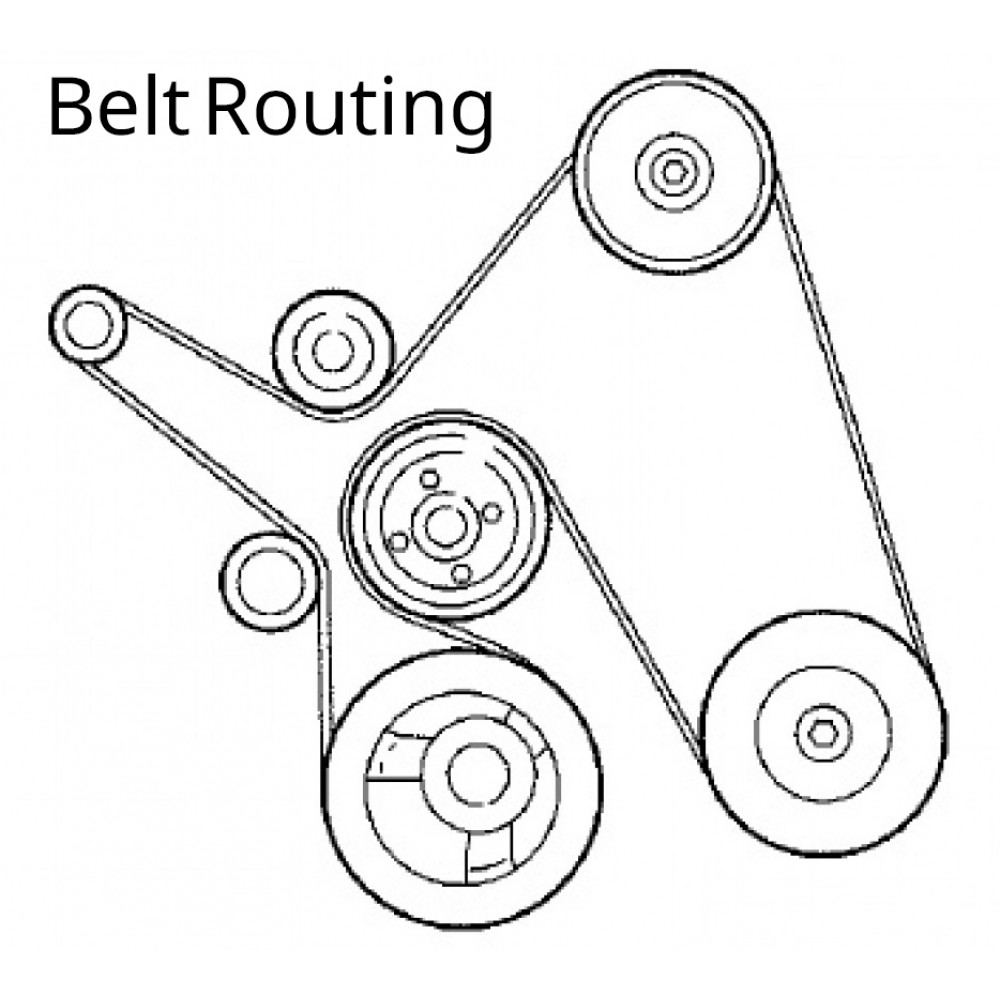 W8831715 - Workhorse W-Series 8.1L Serpentine Drive Belt - Workhorse Parts