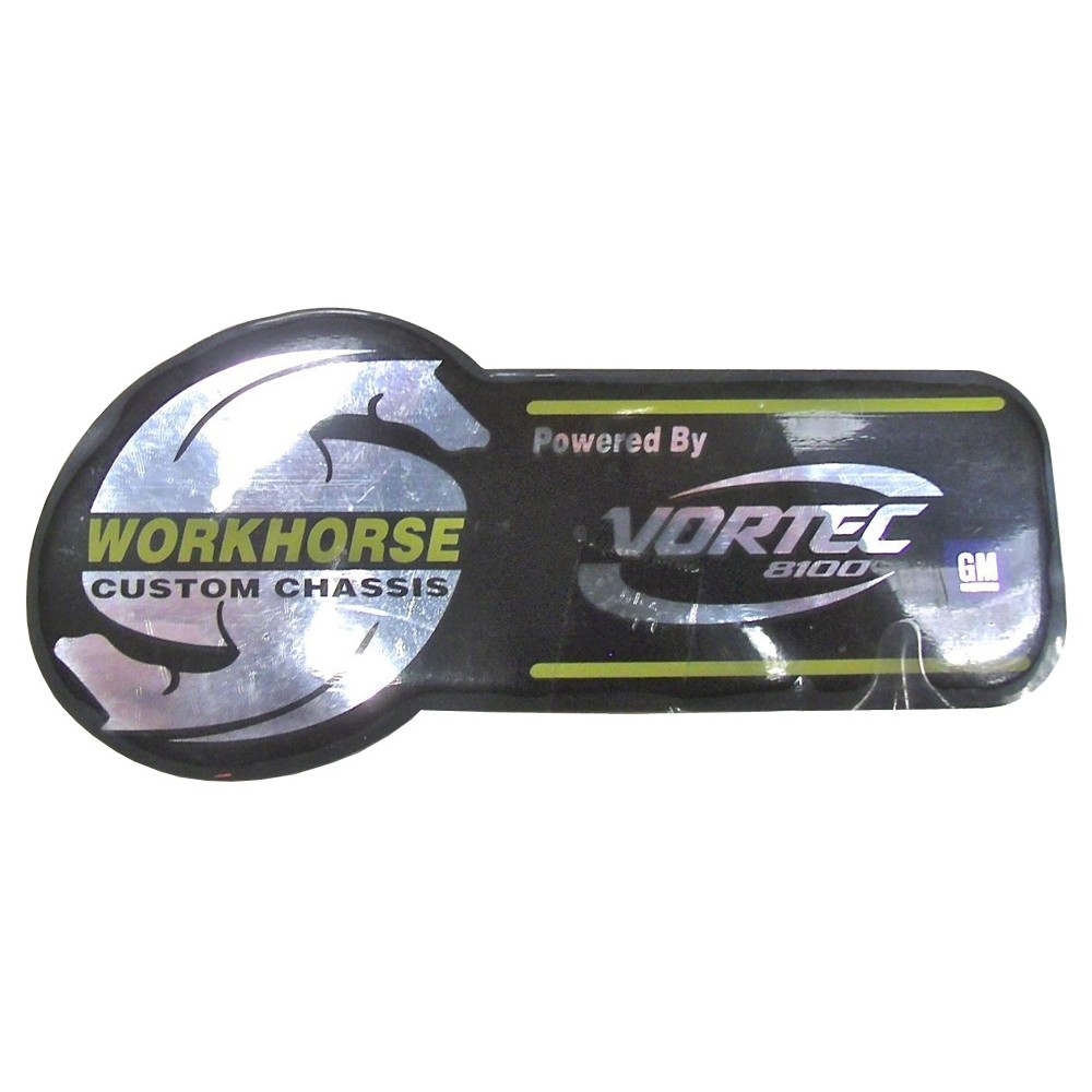 W0000711 - Workhorse 8.1L Vortec Label - Workhorse Parts