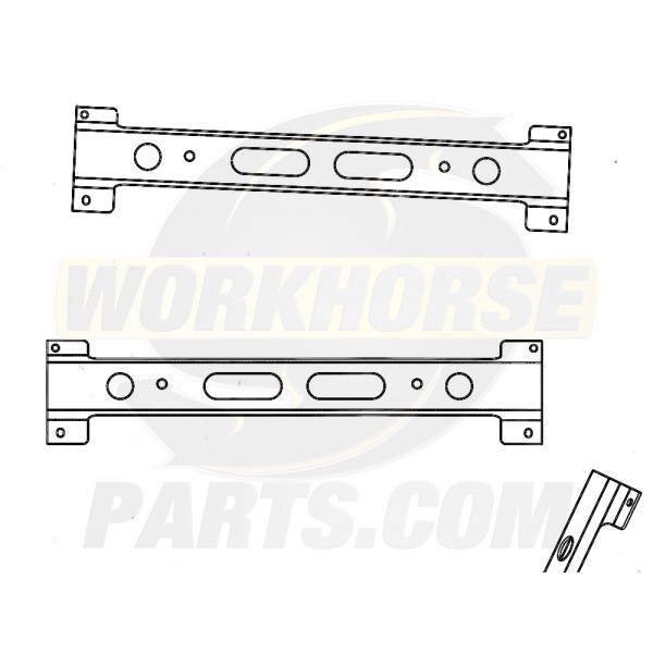 W0012682 - Bracket Asm - Radiator Support - Workhorse Parts