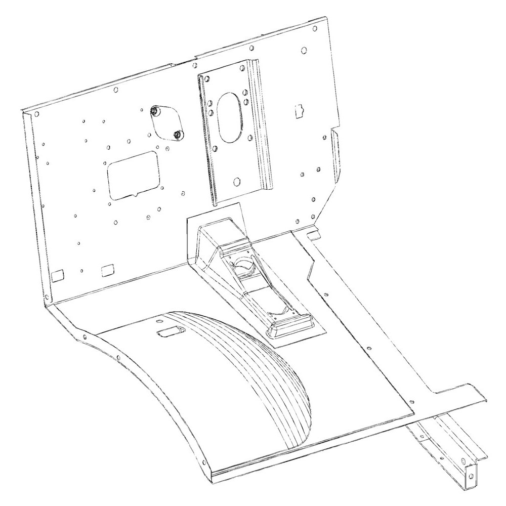 W8007292 - Dash & Toe Panel Asm (galvanized Coating, Complete ...