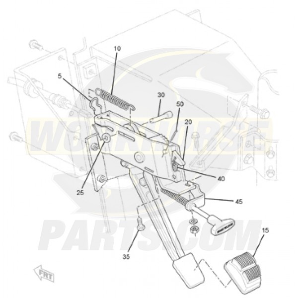 W0004780 - Park Brake Lever Asm - Workhorse Parts