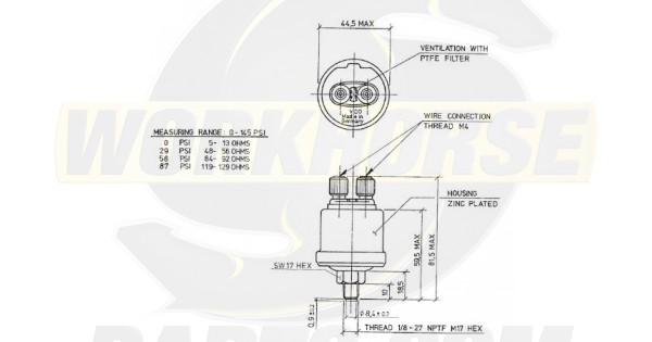W0005386 - Sensor- Air Pressure - Workhorse Parts