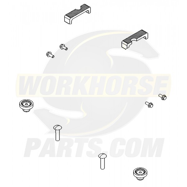 W8003568 - Kit - Radiator Mounting - Workhorse Parts
