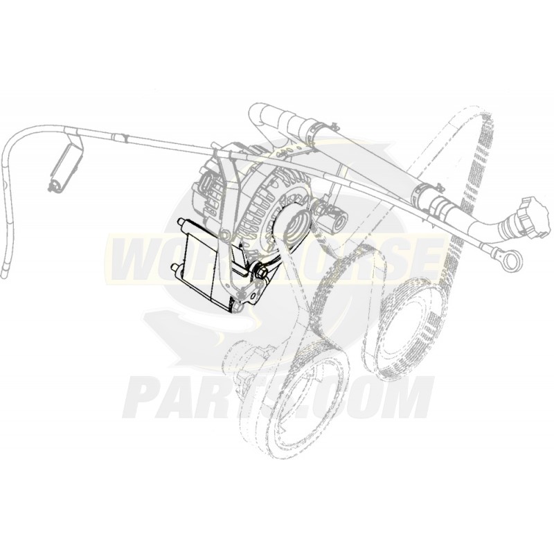 W0003928 - Bracket Asm - Generator & Drive Belt Tensioner - Workhorse Parts