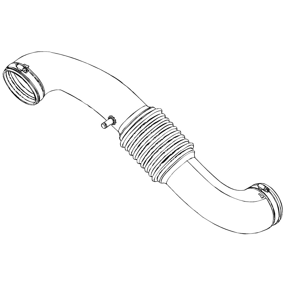 W0009783 - Duct - Air Cleaner Outlet Front Intermediate - Workhorse Parts