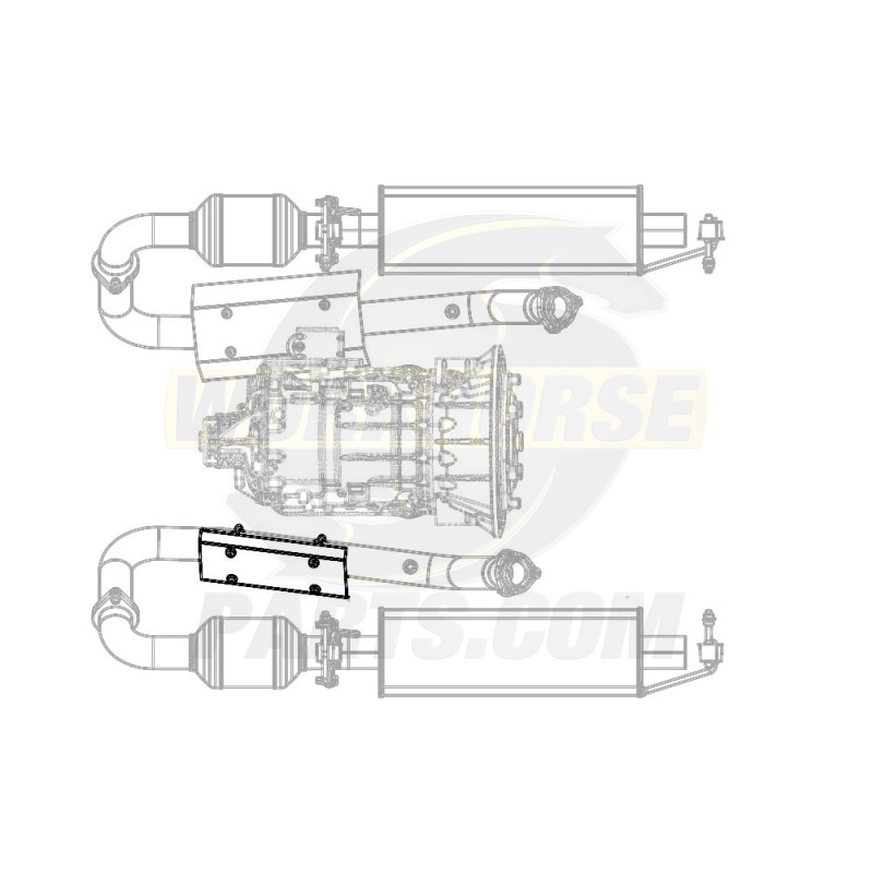 W0004348 - Shield - Exhaust Pipe Heat - Workhorse Parts