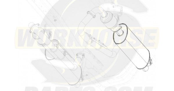 W0008132 - Muffler Asm - Exhaust - Workhorse Parts