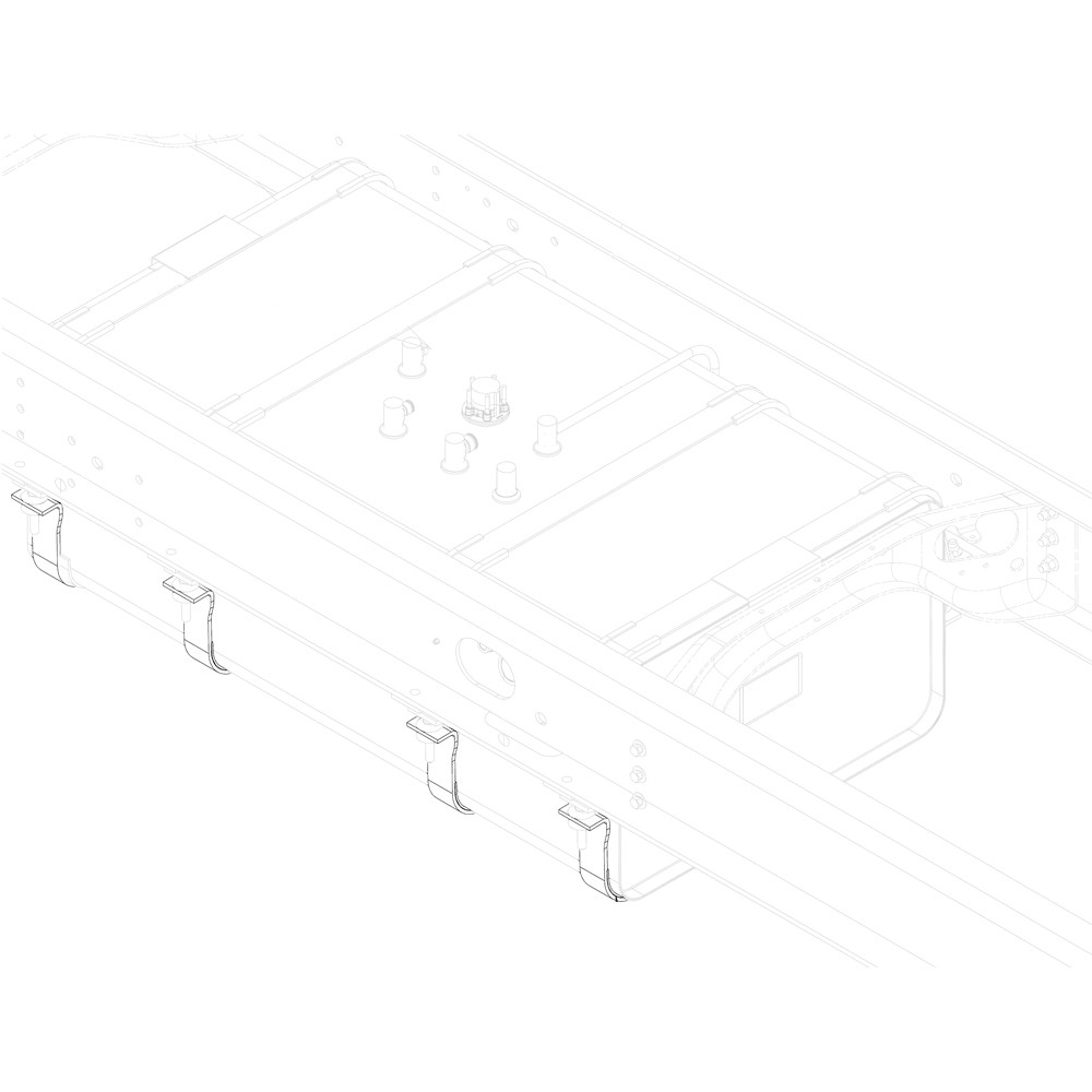 W0002844 - Strap - Fuel Tank, Bottom - Workhorse Parts