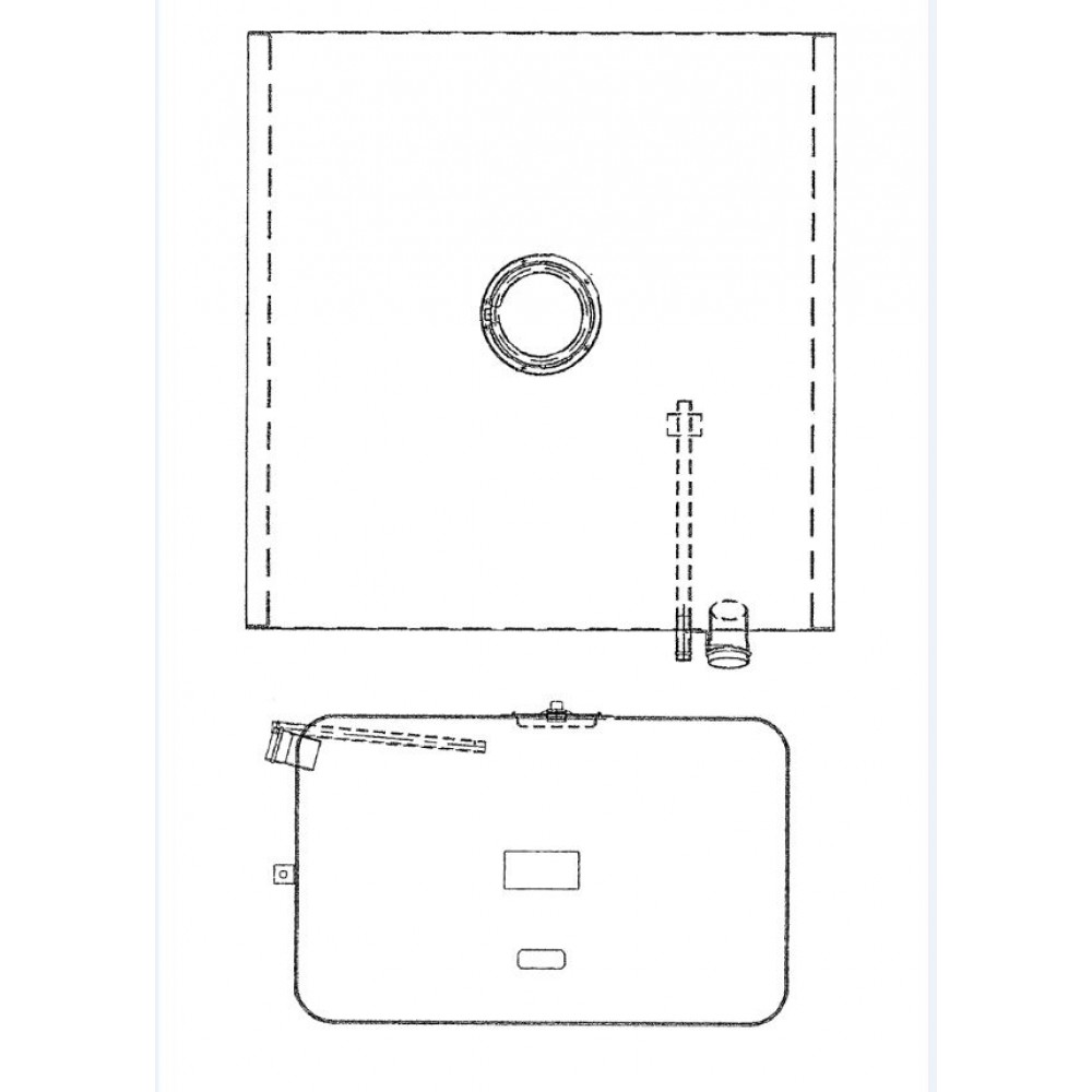 W0010467 - Tank Asm-gas (40 Gallon) - Workhorse Parts