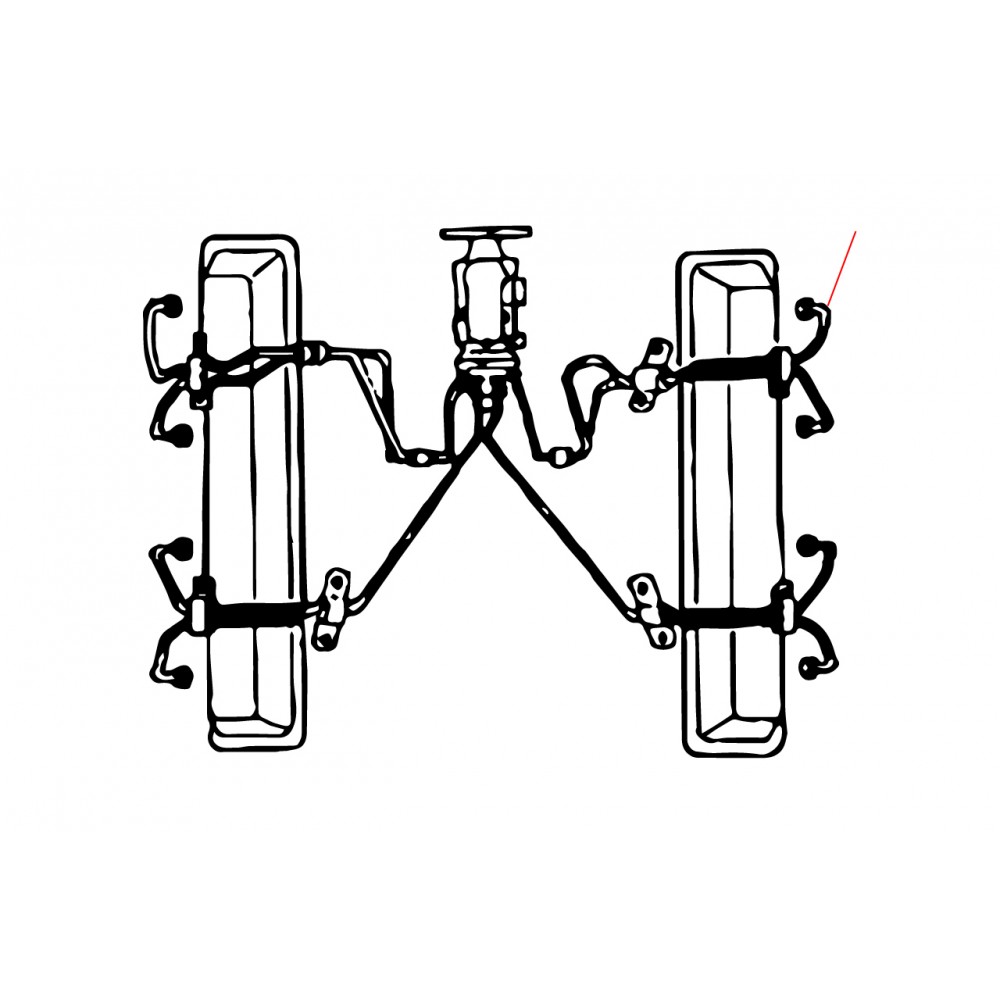 W8839866 - Cylinder 2 Fuel Injection Feed Line (L57 - 6.5L Diesel ...
