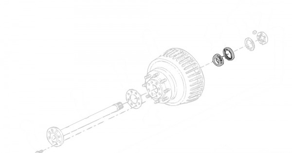 W8839132 - Bearing Asm - Rear Wheel Outer (JB8 - Disc/Drum) - Workhorse ...