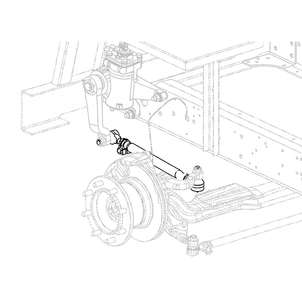 UTW449DL - Workhorse W-Series Steering Drag Link (Replaces W0000449) - Workhorse Parts