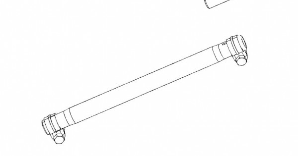 W0010623 - Drag Link Asm (Steering Linkage Relay Rod) - Workhorse Parts