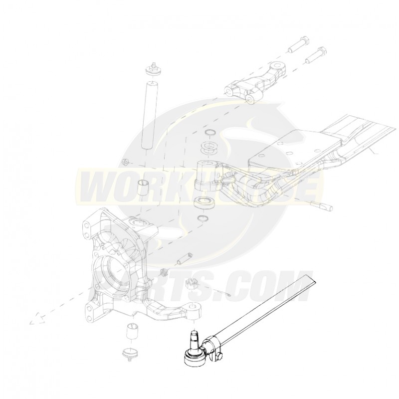 W8006511 - Tie Rod Assy W16/18 - Workhorse Parts