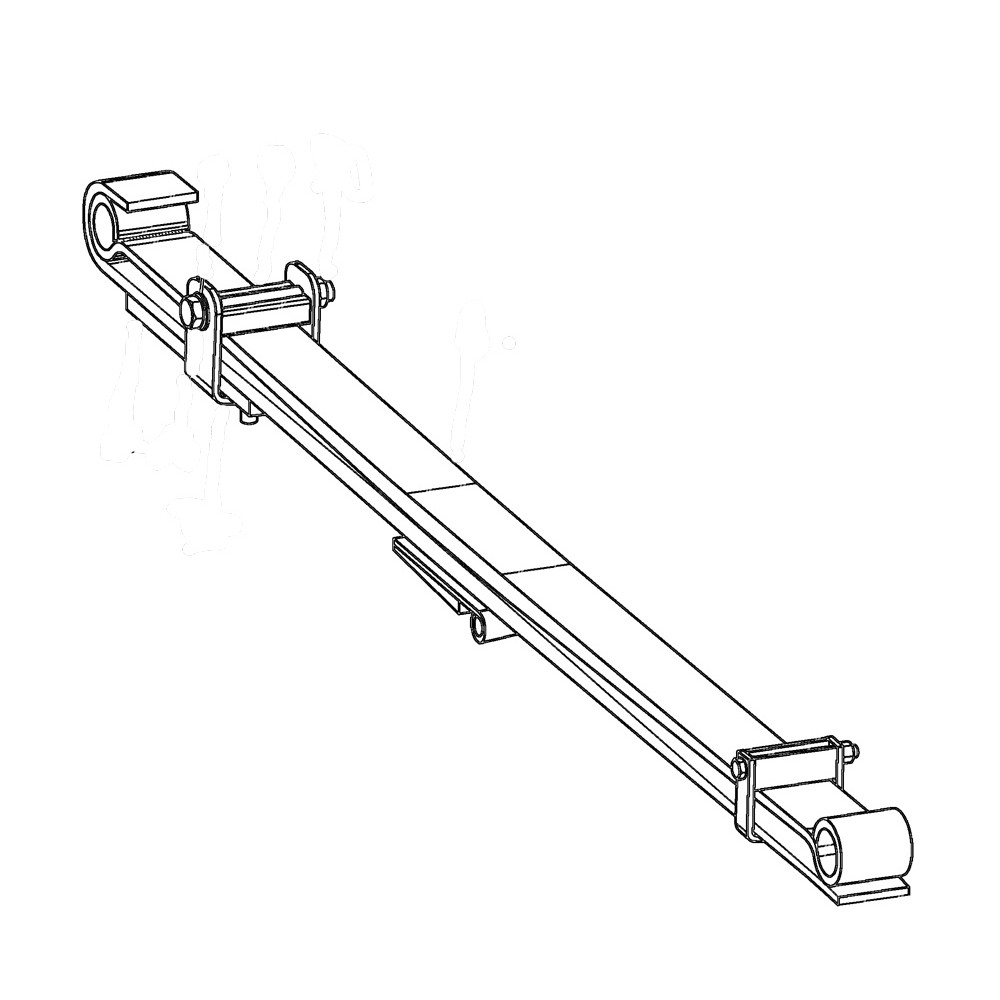 W0000424 - Spring Asm - Parabolic, Front RH / LH - Workhorse Parts