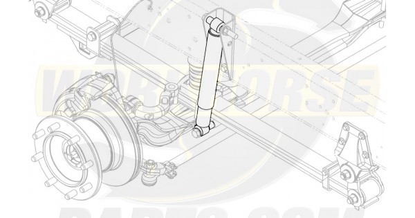 W0005662 - Shock Absorber- Front - Workhorse Parts
