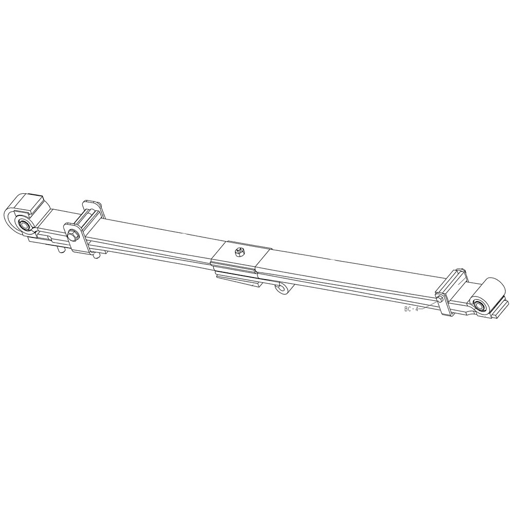 W0004367 - Leaf Spring Asm - Parabolic, Front LH / RH - Workhorse Parts
